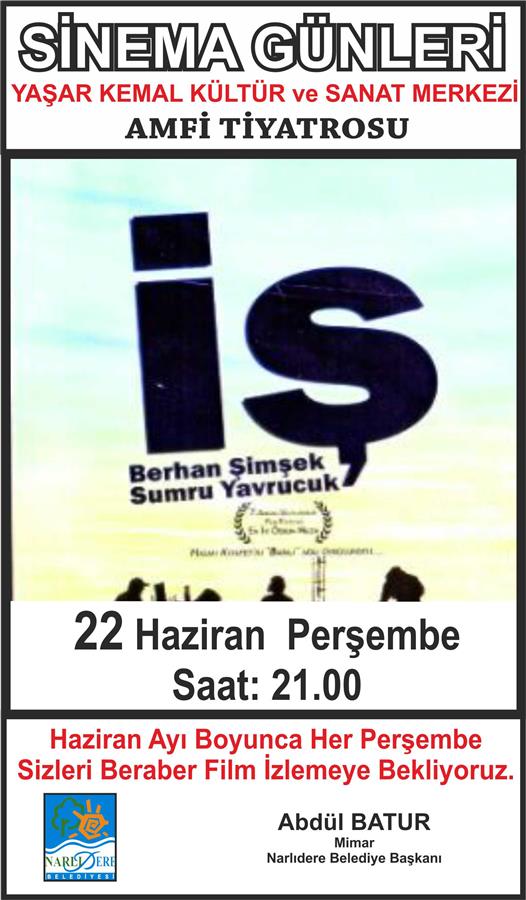 Narlıdere Belediyesi | Etkinlik sinema gunleri is