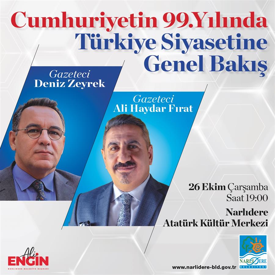 Narlıdere Belediyesi | HaberDetay deniz zeyrek ve ali haydar firat ...